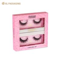 China Custom Printed Rigid Eyelash Gift Box With Window for sale
