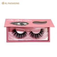 China Custom Printed Rigid Eyelash Gift Box With Window for sale