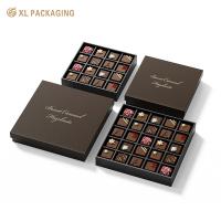China Soft Touch Leather Feel Hard Paperboard Gift Box for Customizable Chocolate Packaging for sale