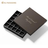 China Soft Touch Leather Feel Hard Paperboard Gift Box for Customizable Chocolate Packaging for sale