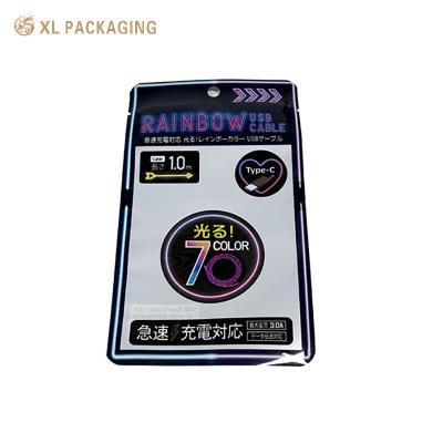China Custom 3.5 Mil Mylar Food Packaging Bags with Die Cut XL packing for sale