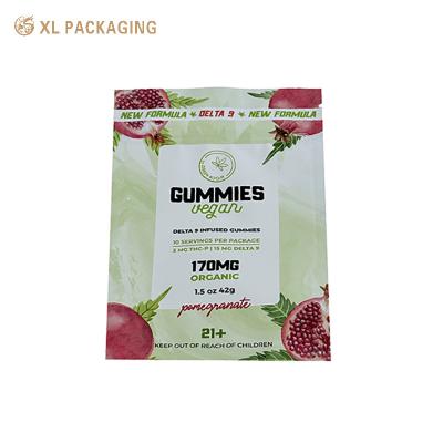 China Smell Proof Custom Paper Sticker Resealable Ziplock 1g 3.5g 4g Mylar Bags for sale