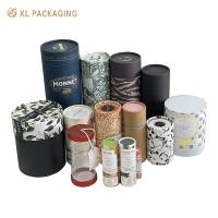 China XL Packaging Custom Packaging Box Custom Large Size Cylinder Box Flower Paper Tube Box with Handle for Tea Packaging for sale