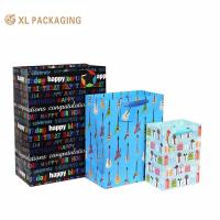 China XL Packaging Eco-Friendly Custom Logo Take-away Kraft Paper Bag for Clothing and Shoes Biodegradable for sale
