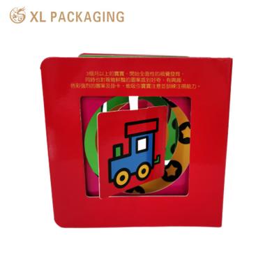 China XL Packaging Custom Book Printing Custom Size Baby Crinkle Book with Rustling Material and Texture Paper for sale