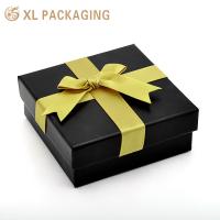 China XL Packaging Custom Gift Box Packaging Bowknot Customizable Logo Jewelry Set Boxes Wholesale Ring Packaging Boxes for sale