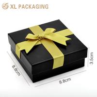 China XL Packaging Custom Gift Box Packaging Bowknot Customizable Logo Jewelry Set Boxes Wholesale Ring Packaging Boxes for sale