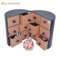 China XL Packaging Custom Luxury Boxes Customized Packaging Cupcake Box Luxury Christmas Advent Children Gift Box Cosmetic Chocolate Packaging for sale