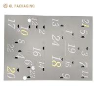 China XL Packaging Custom Gift Box Packaging Custom Luxury Christmas Makeup Count Down Box Cosmetic Advent Calendar Packaging Box Advent Calendar Gift Box With Flocked Tray for sale
