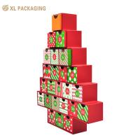 China XL Packaging Custom Luxury Boxes Luxury Custom Christmas Mystery Paper Gift Advent Calendar Box Surprised Cosmetic Mystery Boxes With Jolly Packaging for sale