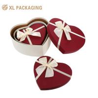 China Custom Paper Cardboard Lid Base Heart Shaped Boxes For Lipstick Luxury Valentines Day Gifts for sale