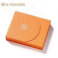 China Custom Logo Luxury Embossing Texture Chocolate Candy Cardboard Packaging Box with Rigid Paper Box for sale