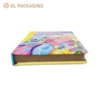 China Custom Children's Cardboard Book with Vibrant Full-Color Printing, Durable Construction, and Safe Round Corners for sale