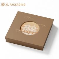 China Customized Mooncake Packaging Box with Holder Insert Laminated Material Paper Gift Box for sale