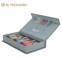 China Luxury Custom Nail Polish Paper Box Cosmetic Packaging Paper Cardboard Rigid Boxes Lipstick Box Set Packaging for sale