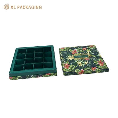 China Custom Luxury Chocolate Gift Box with Matte Lamination, SGS Food Contact Certified & Eco-friendly Paper Insert for sale