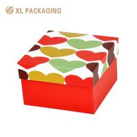 China Modern Small Custom Logo Watch Box with Eco Friendly Art Paper and Glossy Lamination for sale