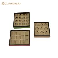 China Custom Design Paper Christmas Chocolate Packaging Lid Base Box with Insert White EVA for sale