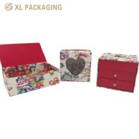 China XL Packaging Custom Packaging Box Factory Glossy Lamination Cardboard Drawer Box with Magnet Flip Printing Flower For Fashion Gift Craft Skin Care Face Cream for sale