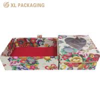 China XL Packaging Custom Packaging Box Factory Glossy Lamination Cardboard Drawer Box with Magnet Flip Printing Flower For Fashion Gift Craft Skin Care Face Cream for sale