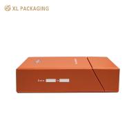 China Hinged Lid Rigid Box with Angled Opening Design and Pantone Color Printing for Luxury Cigarette Paper Packaging for sale