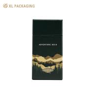China Custom Logo Perfume Packaging Box with Diagonal Flap Design and Pantone Color Printing UV Spot Finish for sale