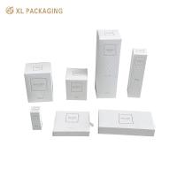 China XL Packaging Custom Packaging Box Factory Wholesale Custom Logo Custom Cosmetic Packaging Boxes White Cardboard Small Rectangular Cosmetic Makeup Tuck Top Paper Boxes Packaging for sale
