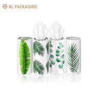 China XL Packaging Custom 2Ply 50 Sheets Cylinder Round Virgin Paper Box Car Facial Tissue with Strong Water Absorption and Soft Texture for sale