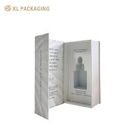 China ﻿XL Packaging Custom Printed Cosmetic Boxes Embossed Black Foil Logo Kraft Paper Packaging Box for Eco Friendly Skincare Products for sale