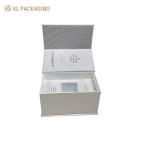 China XL Packaging Custom Printed Cosmetic Boxes Cosmetic Kraft Paper Gift Box Black Gold Foil Magnet Cosmetic Box Packaging With EVA Inserts for sale