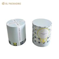 China Custom Personality Design Cosmetic Essential Oils Skin Care Paper Tube Packaging Box Silver Foil Candle Paper Tube for sale