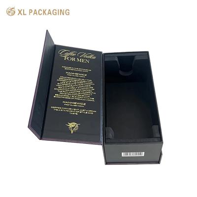 China XL Packaging Custom Packaging Box Factory Custom Wine Paper Box Gold Foil Magnetic Closure Wine Boxes Single Champagne Glass Wine Bottle Gift Box Packaging for sale