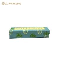 China Flat Pack Foldable Lipstick Rigid Box, Magnet Cosmetic Box, 2mm Board with Yellow Interior Lip Gloss Packaging Box for sale
