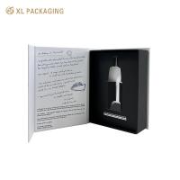 China Luxury Soft Touch Magnetic Cosmetic Packaging Box, Rigid Skincare Gift Box with 350gsm Black Card Insert for sale