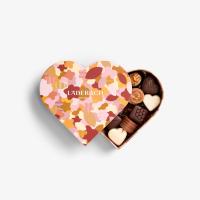 China Custom Heart-Shaped Chocolate Gift Box with Food-Grade Recyclable Packaging and Customizable Ribbon Bow for sale