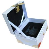 China Custom Clamshell Paper Gift Box with Pantone Color Printing EVA Foam Insert and Spot UV Finishing for Perfume Packaging for sale