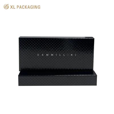 China XL Packaging Custom Custom Gift Box Packaging Factory Custom Lid and Base Box 2 Piece Black Gift Box Cardboard Rigid Paper Box Packaging for sale