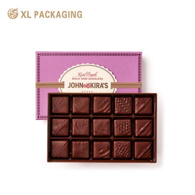 China Wholesale Kraft Paper Chocolate Box with Cushion Inserts – Eco-Friendly Customizable Packaging for Cookies & Snacks for sale