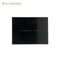 China XL Packaging Custom Packaging Box Factory Custom Black Paper Box Packaging White Logo Magnetic Gift Box Emboss Magnetic Paper Boxes For Gift Packing for sale