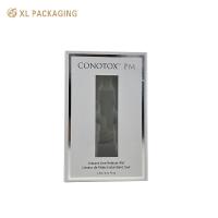China XL Packaging Custom Printed Cosmetic Boxes Magnet Silver Luxury Cosmetic Paper Box Fragrance Perfume Box With Window for sale