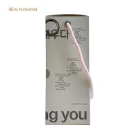 China XL Packaging Printed Cosmetic Foldable Card Box Factory Supplied Custom Design Printed Folding White Card Paper essential oil Box with Hot silver for Cosmetic for sale
