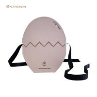 China Luxury Pink Egg‑Shaped Chocolate Paper Gift Boxes with Ribbon | Easter Fancy Packaging for sale