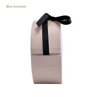 China Luxury Pink Egg‑Shaped Chocolate Paper Gift Boxes with Ribbon | Easter Fancy Packaging for sale