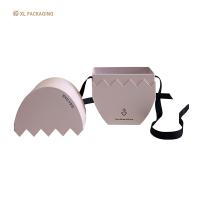 China Luxury Pink Egg‑Shaped Chocolate Paper Gift Boxes with Ribbon | Easter Fancy Packaging for sale