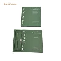 China Recyclable Kraft Foldable Drawer Gift Box Custom Die Cut Insert For Skincare Packaging for sale