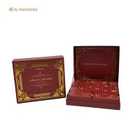 China XL Packaging Custom Luxury Boxes Magnet Box Rigid Cardboard 12 Day Countdown Empty Advent Calendar Box For Dessert Chocolate Snail Polish for sale