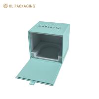 China Luxury Gold Foil Debossed Candle Gift Box with Front-Open Design and Protective EVA Insert for sale