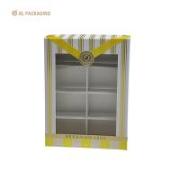 China Gold Foil Medal Logo Skincare Gift Box with Clear PET Window and Rigid Cardboard Structure for sale