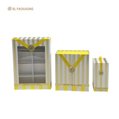 China Custom Logo Eco-friendly Cosmetic Window Box with Pantone Printing for Perfume and Skincare for sale