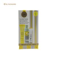 China Custom Logo Eco-friendly Cosmetic Window Box with Pantone Printing for Perfume and Skincare for sale